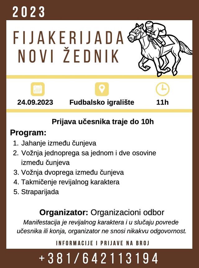 Fijakerijada Novi Žednik 2023. | GradSubotica